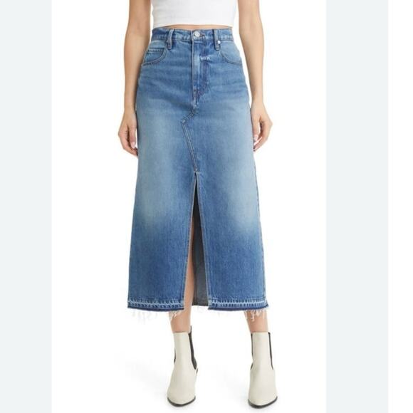 Frame Denim | Skirts | Frame Denim Skirt Frame Midaxi Skirt In Del Amo ...